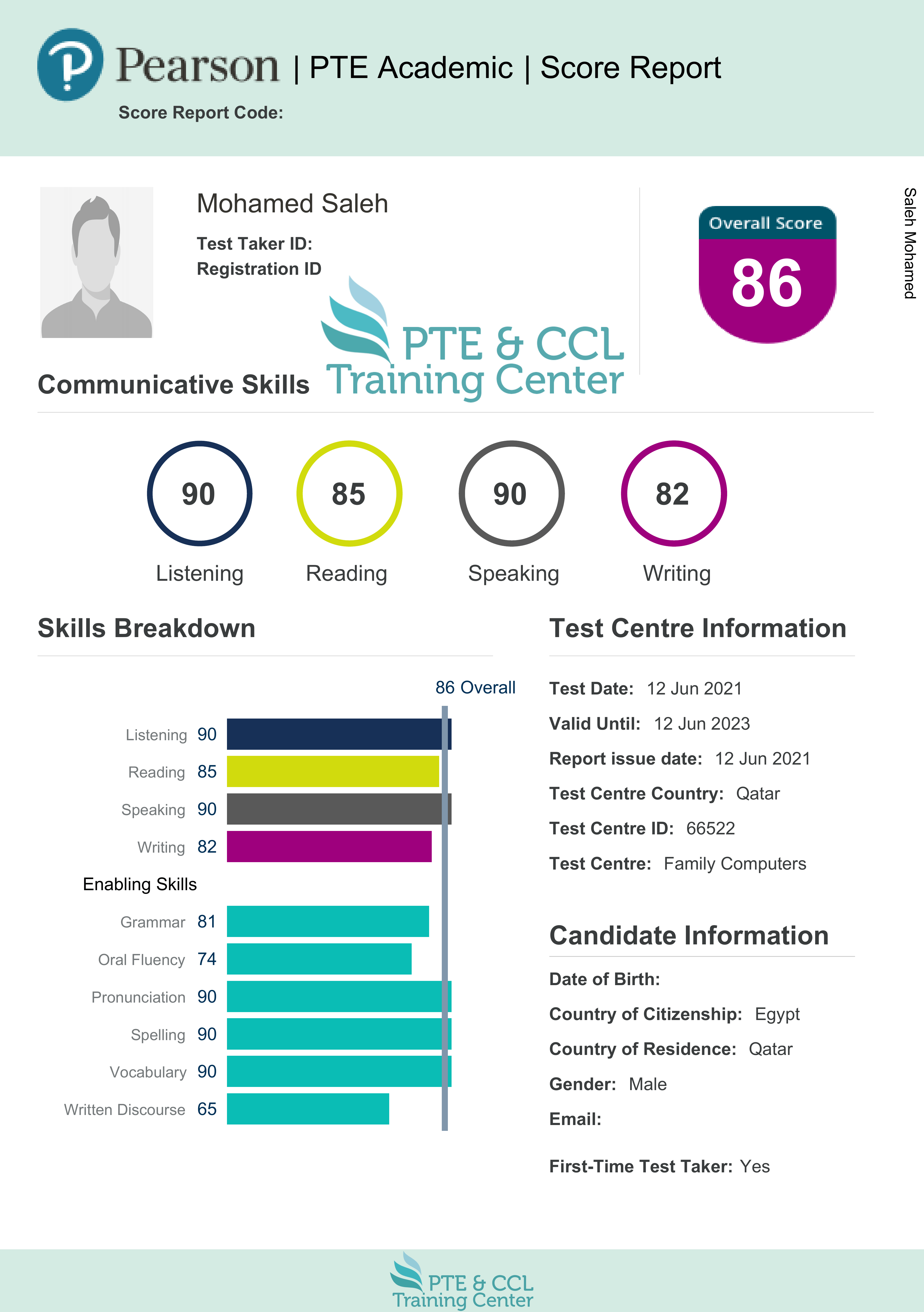 PTE & CCL Training Center - Home