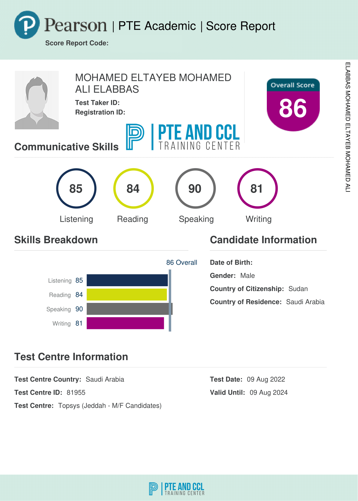 PTE & CCL Training Center - Home